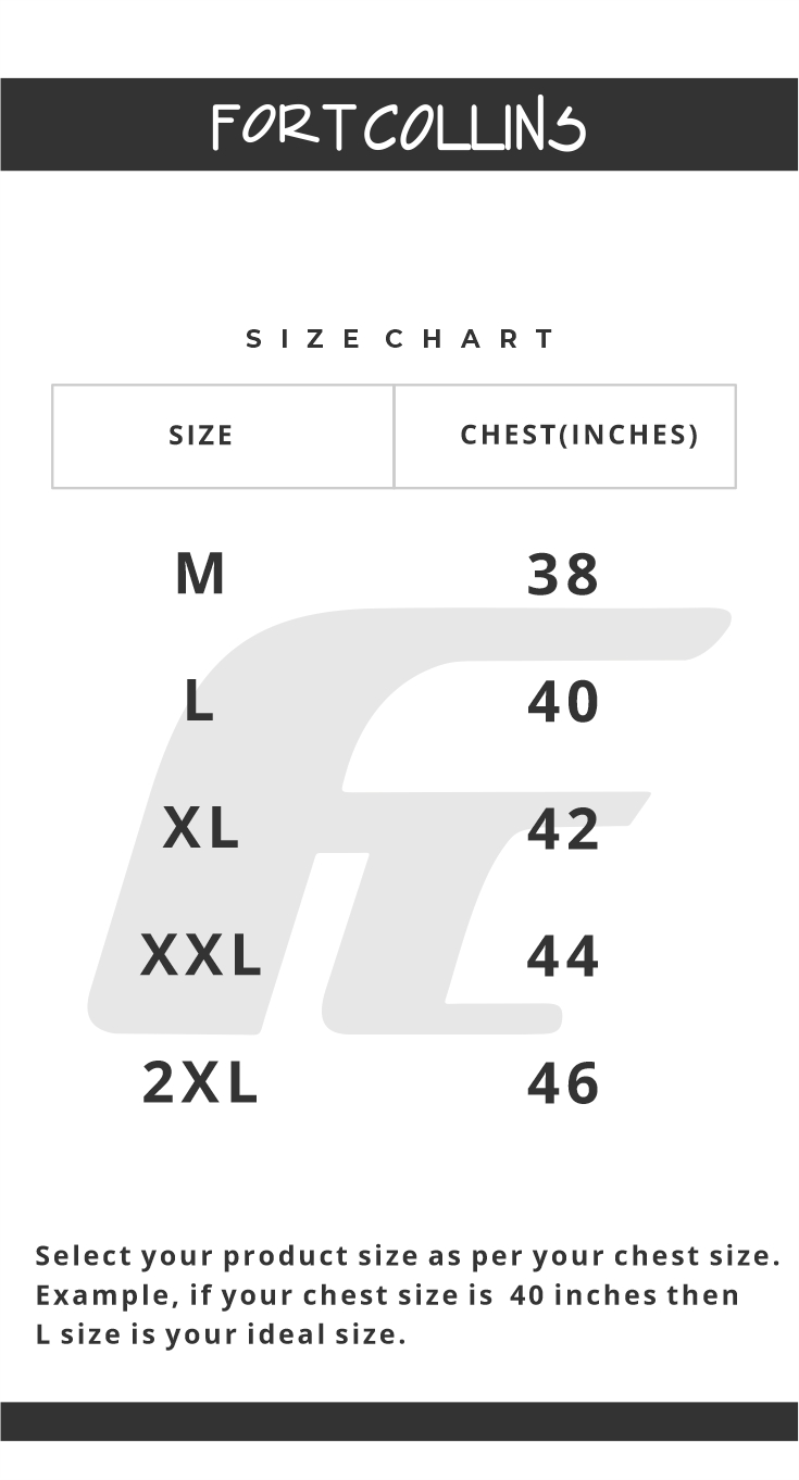 Sweatshirt Size chart guide to pick the right one for yourself